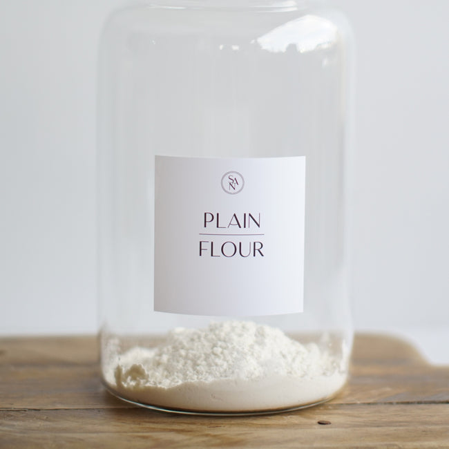 Plain Flour & Self Raising Flour Storage Container Set 1.2L, 2.0L, 2.5 ...