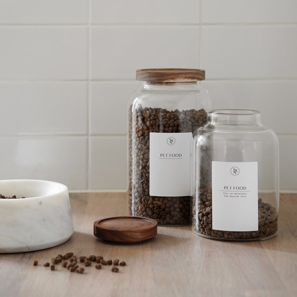 Glass Pet Food Container - So At Nature